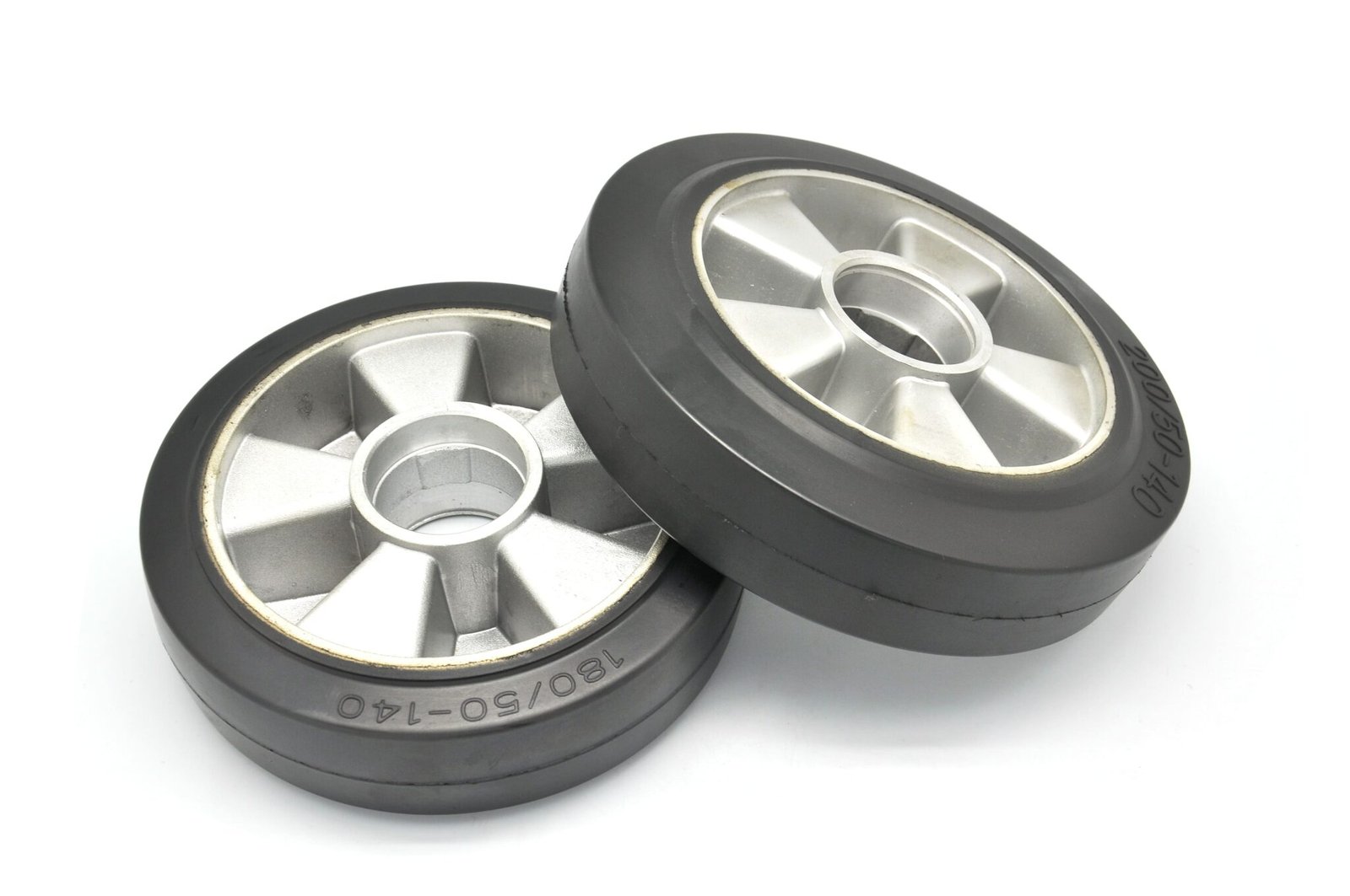 High-Quality Rubber Wheels on Aluminum Core - Durability