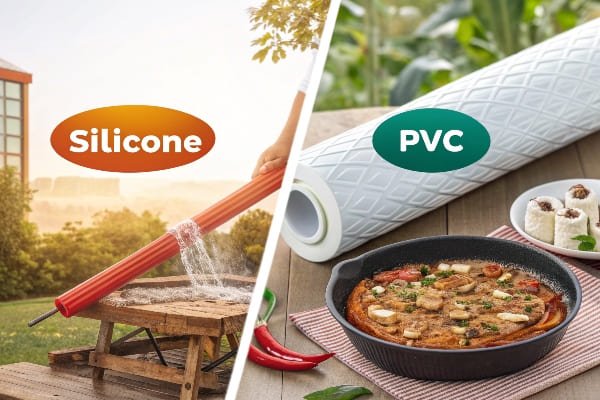 硅胶与PVC：工业应用的明显对比