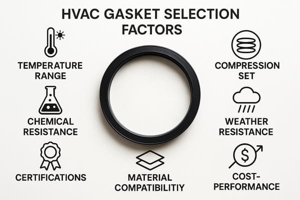 Factors to Consider When Selecting an HVAC Gasket