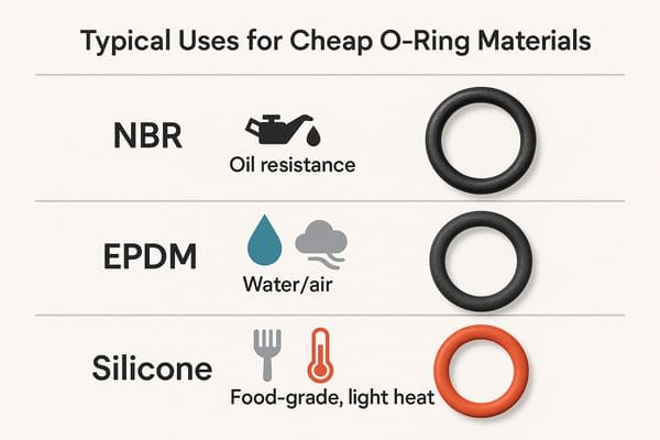What Are Cheap O-Rings Made Of? |NBR,EPDM,Silicone Explained
