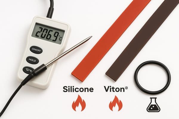 Best Rubber for Heat Resistance:Silicone vs Viton® Explained