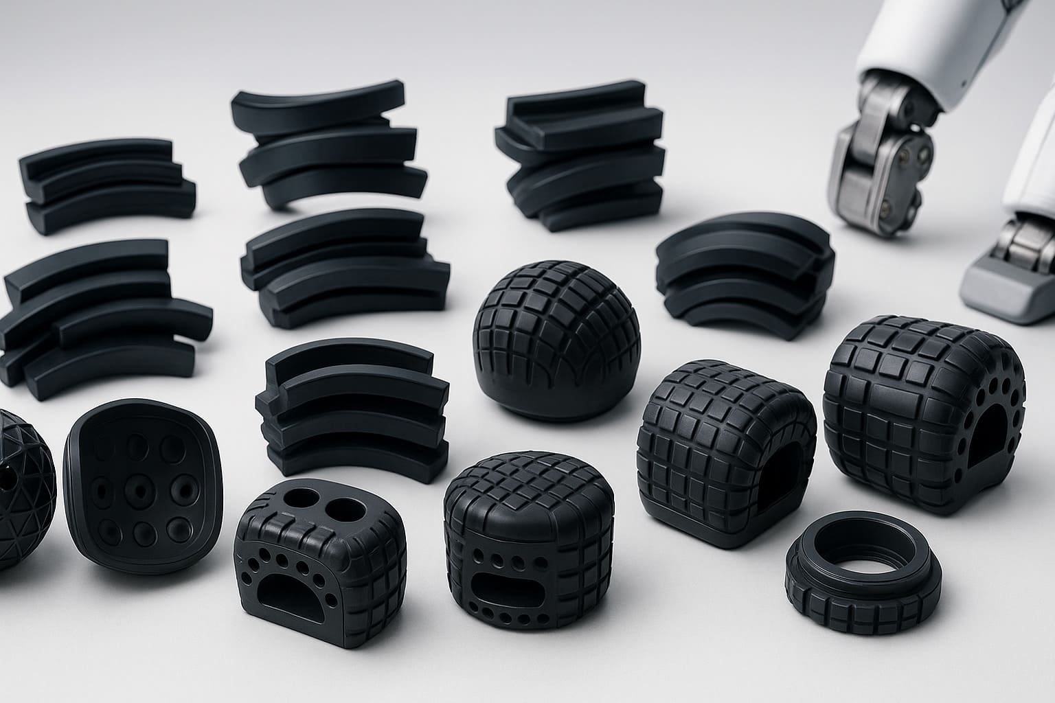 Robot Rubber Parts |Custom Rubber Components for Robotics